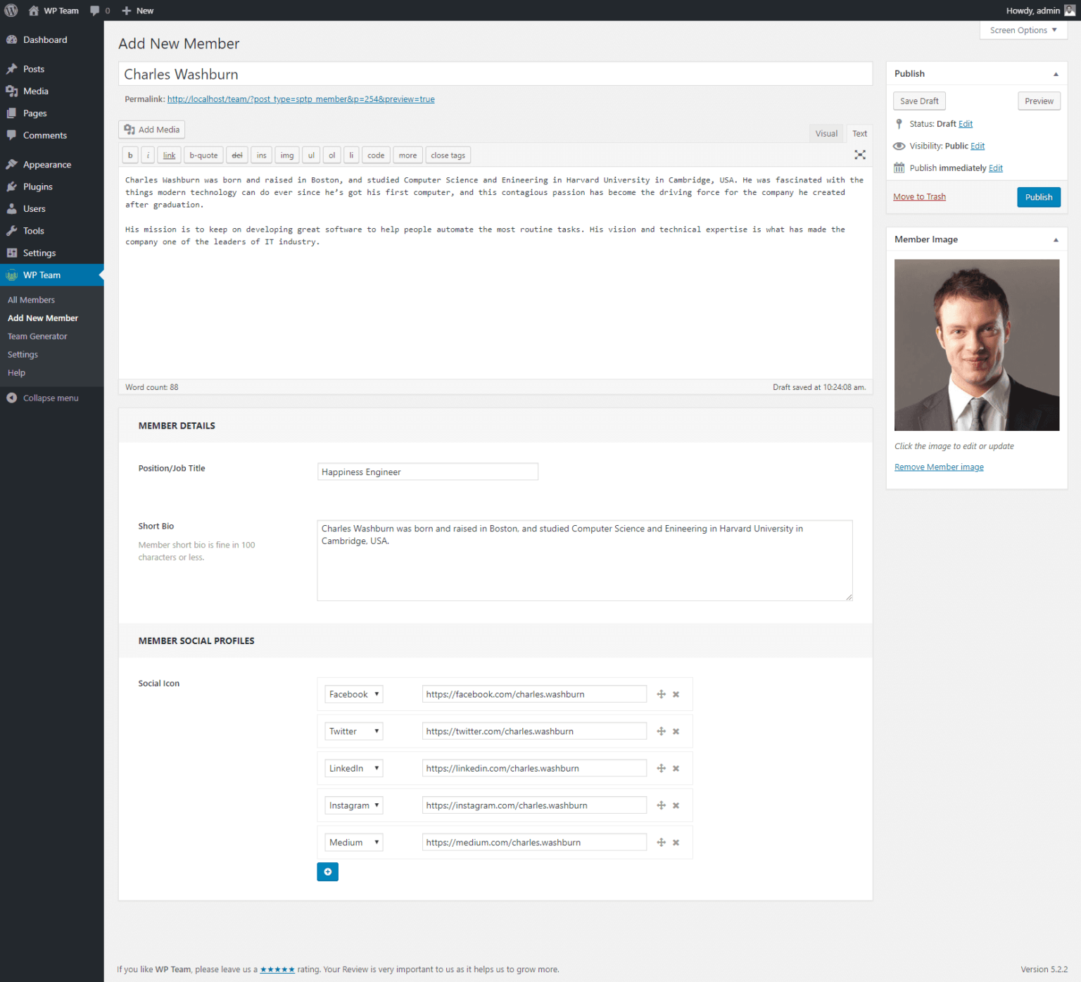 How to Create Team Members Page in Your WordPress Site