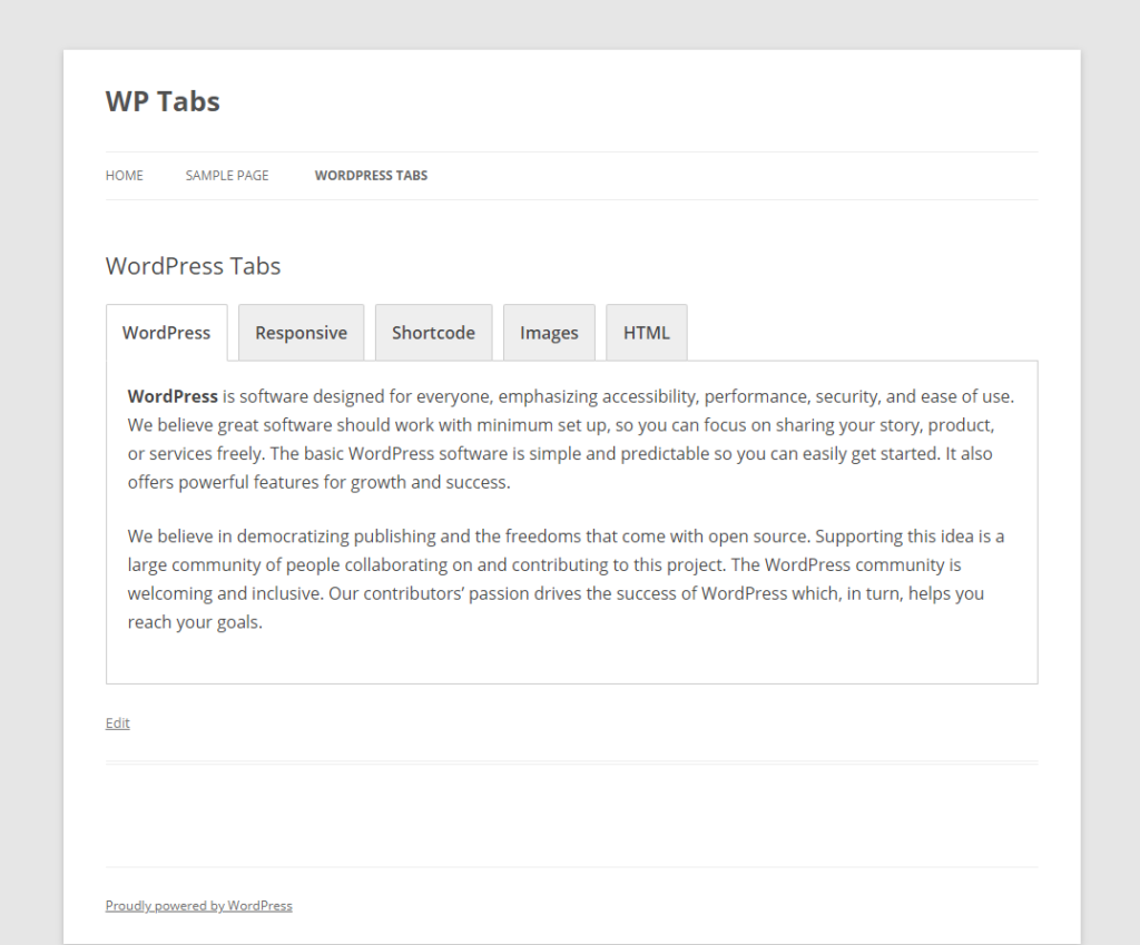 How to Add Responsive Tabs in Your WordPress Site