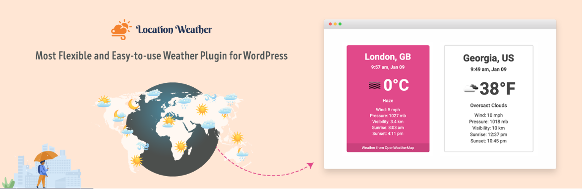 8 Best WordPress Weather Widget Plugins [Free and Paid] - ShapedPlugin