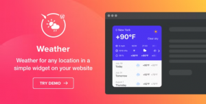 8 Best WordPress Weather Widget Plugins [Free and Paid] - ShapedPlugin