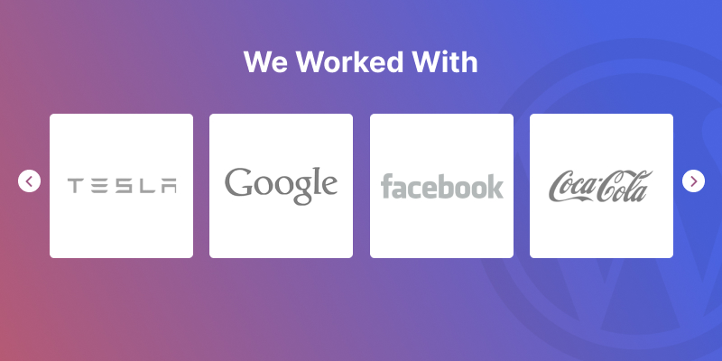 How To Add A Custom Color Logo Carousel In WordPress