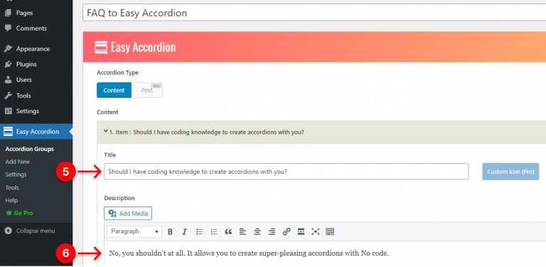 Create Accordions For Faqs And More In Wordpress