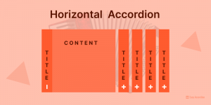 How to Add a Stylish Horizontal Accordion in WordPress - ShapedPlugin