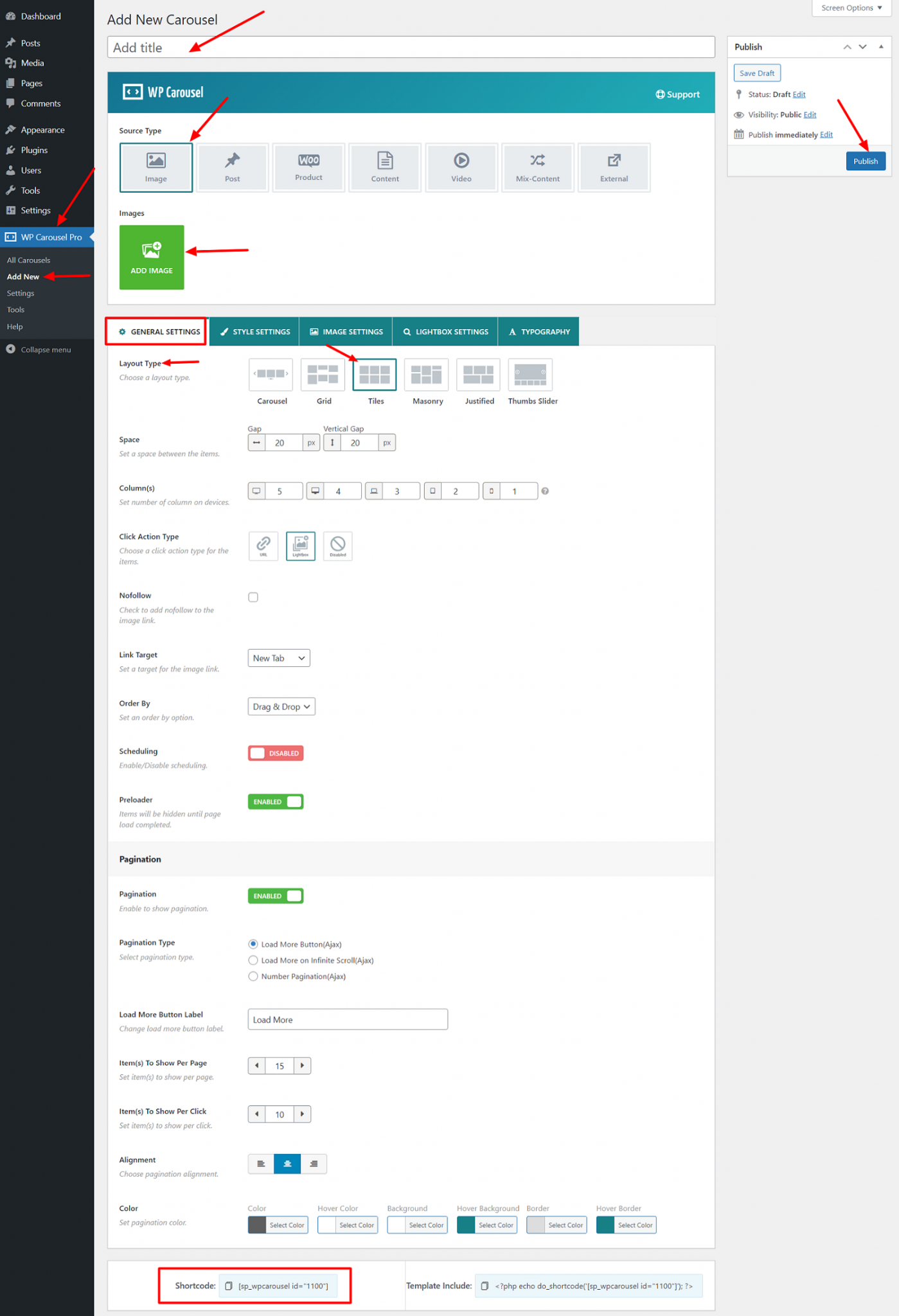 How To Add an Image Gallery with Custom Link in WordPress - ShapedPlugin