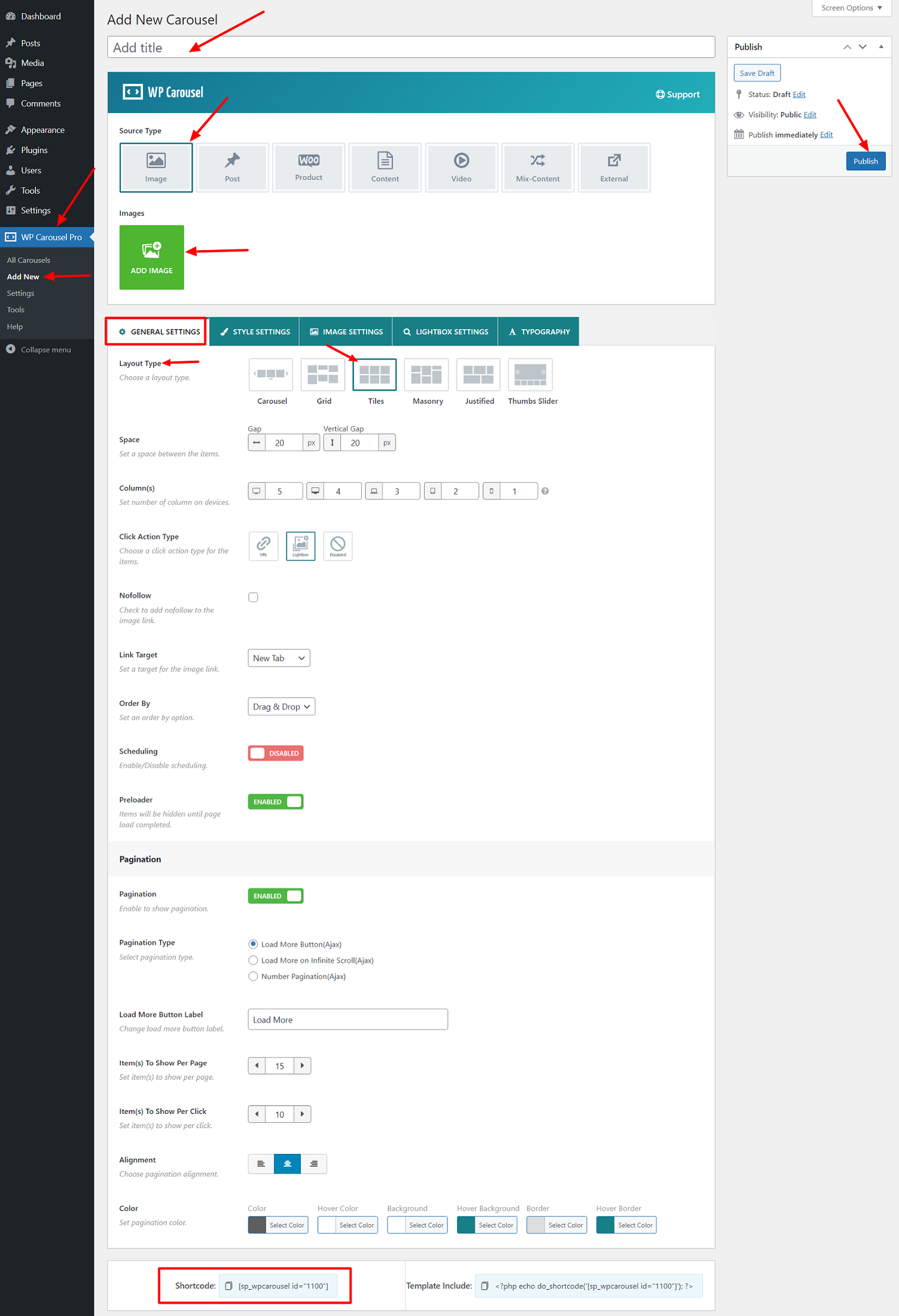 How To Add an Image Gallery with Custom Link in WordPress - ShapedPlugin